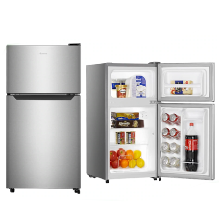 Hisense 120Liters Double Door Fridge – Silver - Bawuza Uganda